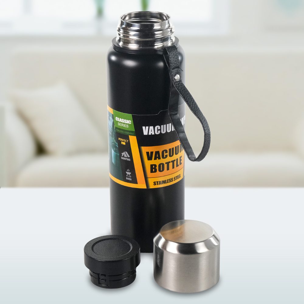 Botol Minum Termos Air Panas Dingin Double Wall Stainless Steel 1L ...