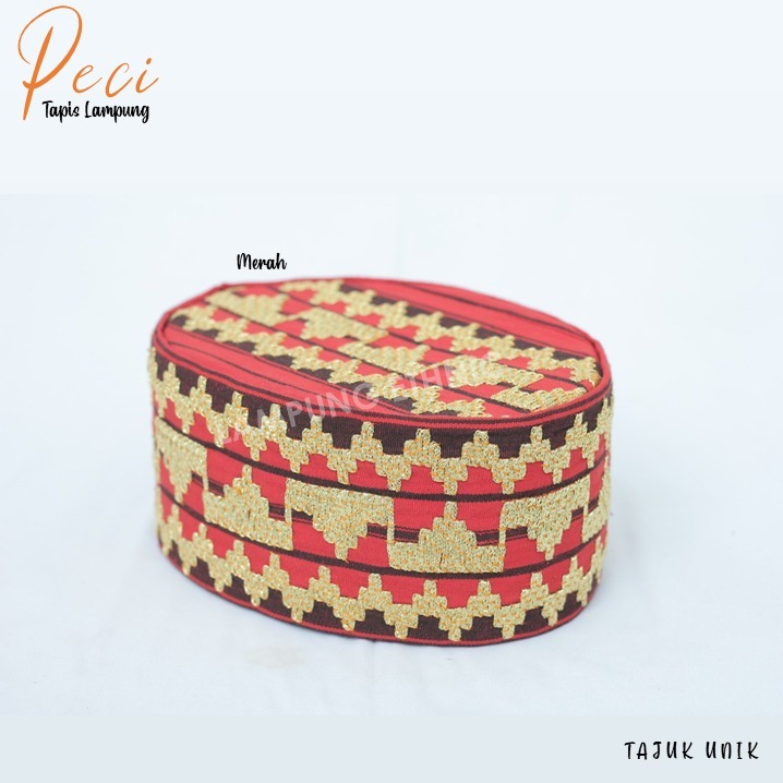 Lampung Ethnica Kopiah Songkok Peci Asli Motif Tapis Lampung 8 - LE812 ...