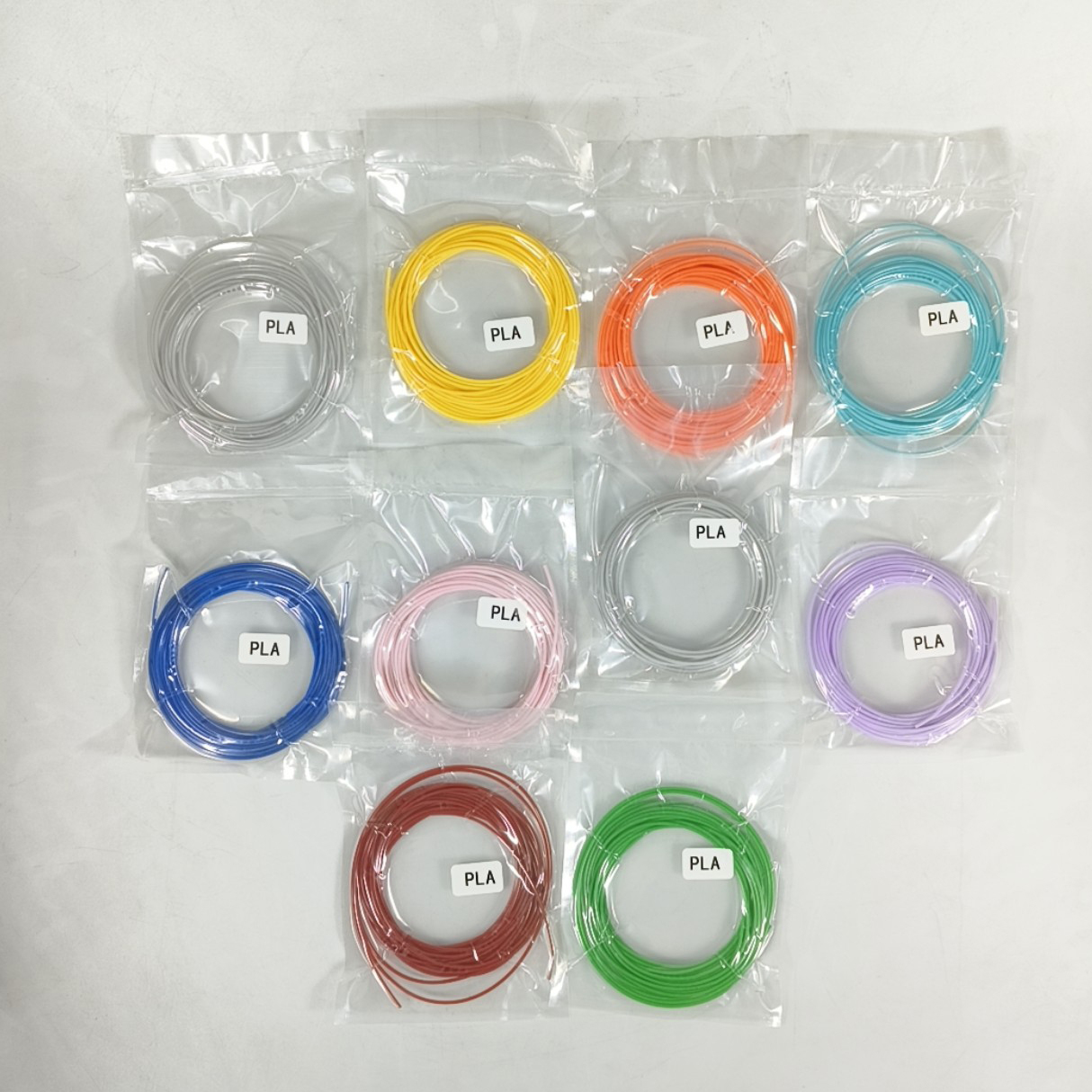 AVEIBEE 3D Pen Filaments PLA 10 Colors 1.75mm 5M - AV-200 - Multi-Color ...