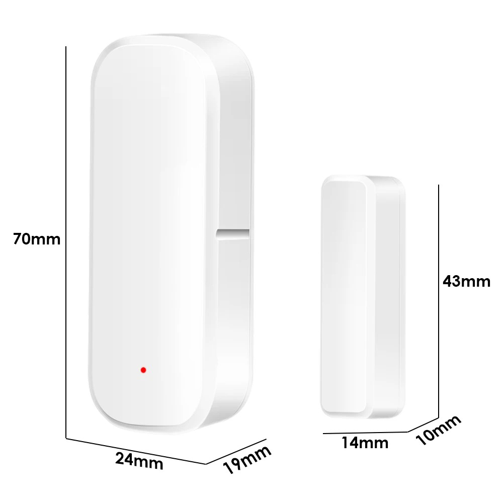 Aubess Sensor Pintu Jendela ZigBee Tuya Smart Wireless Detector - AU24 ...