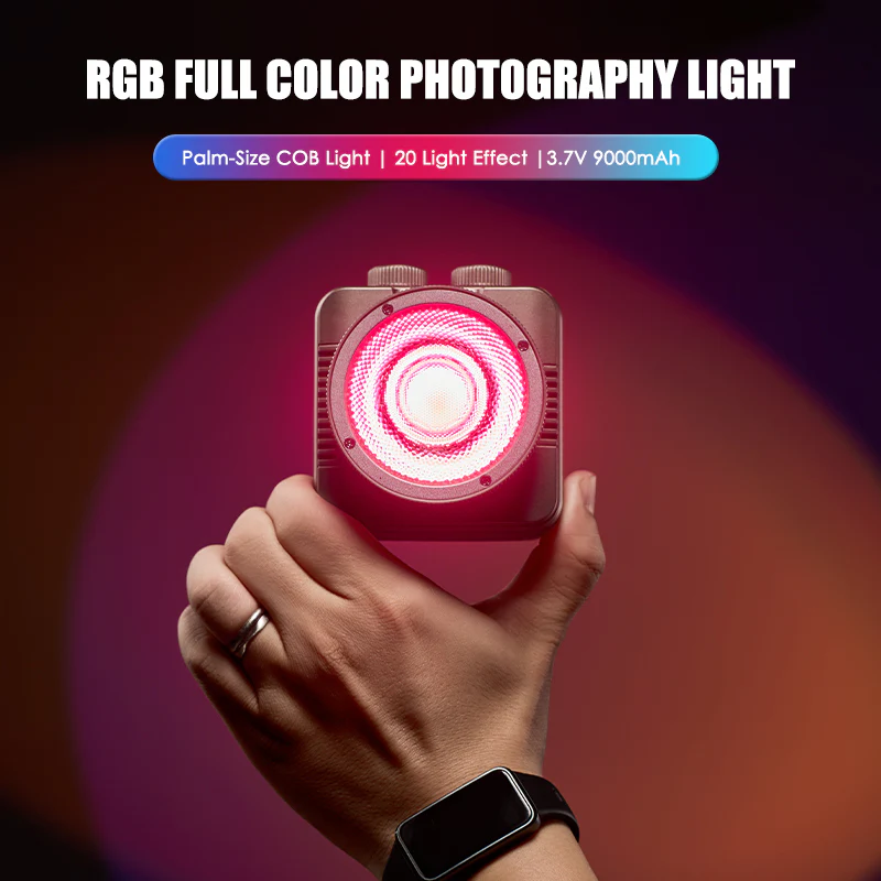 Tolifo Lampu Palm LED Mini Bowens Video Light RGBWW 2700-6500K 40W - PL ...