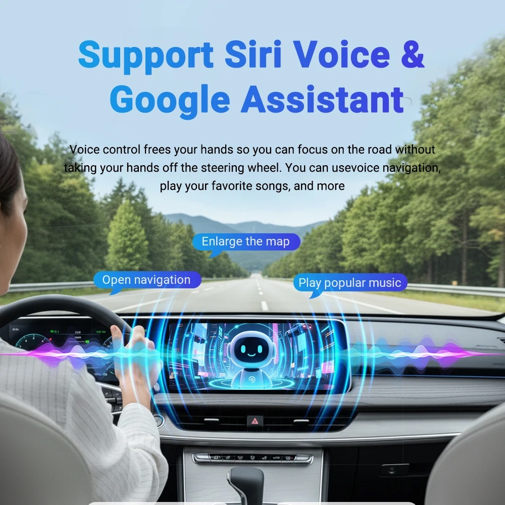 LEXXSON USB Dongle Wireless CarPlay Android Auto 2in1 Bluetooth WiFi ...