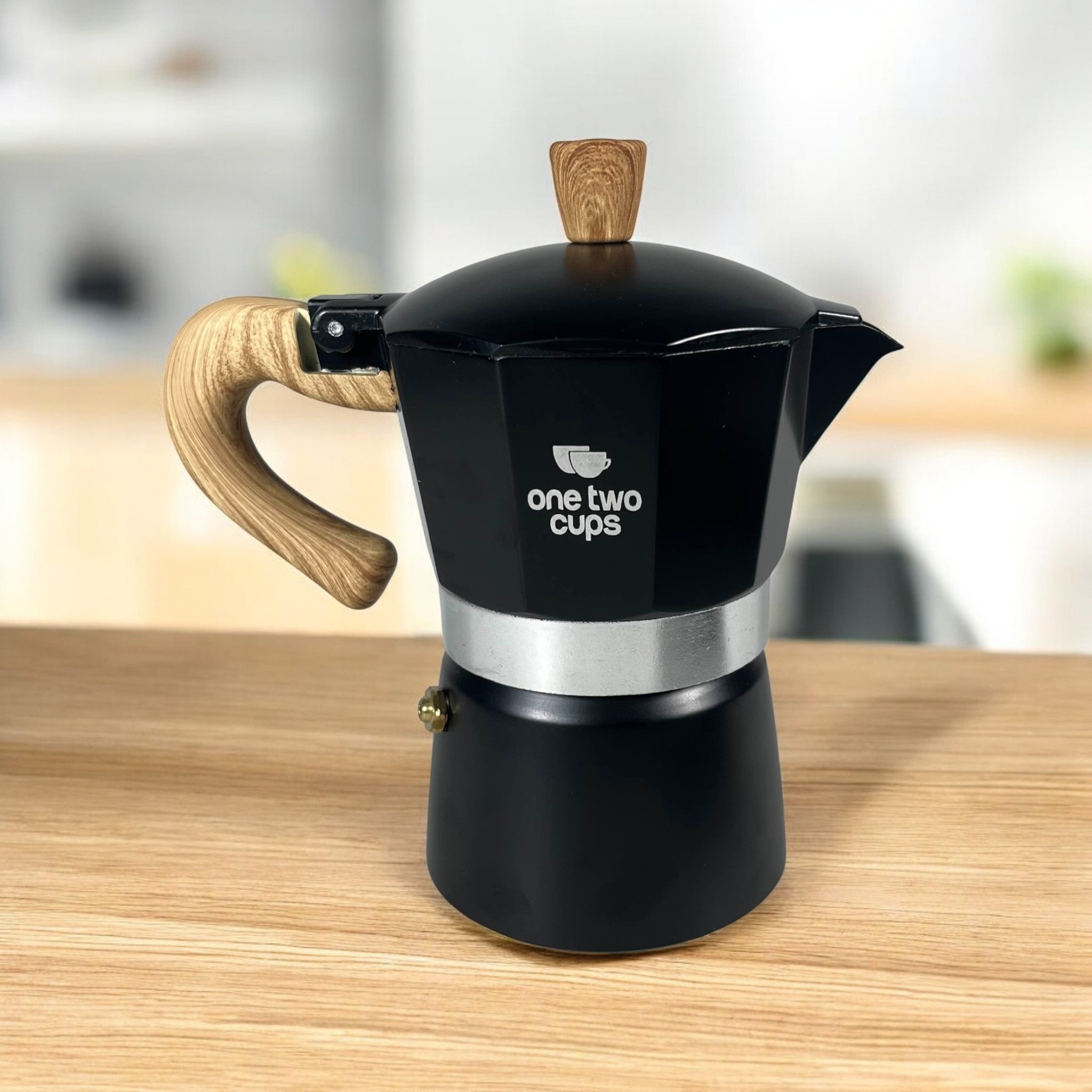 One Two Cups Moka Pot Teko Kopi Espresso Coffee 3 Cup 150ml with Base ...