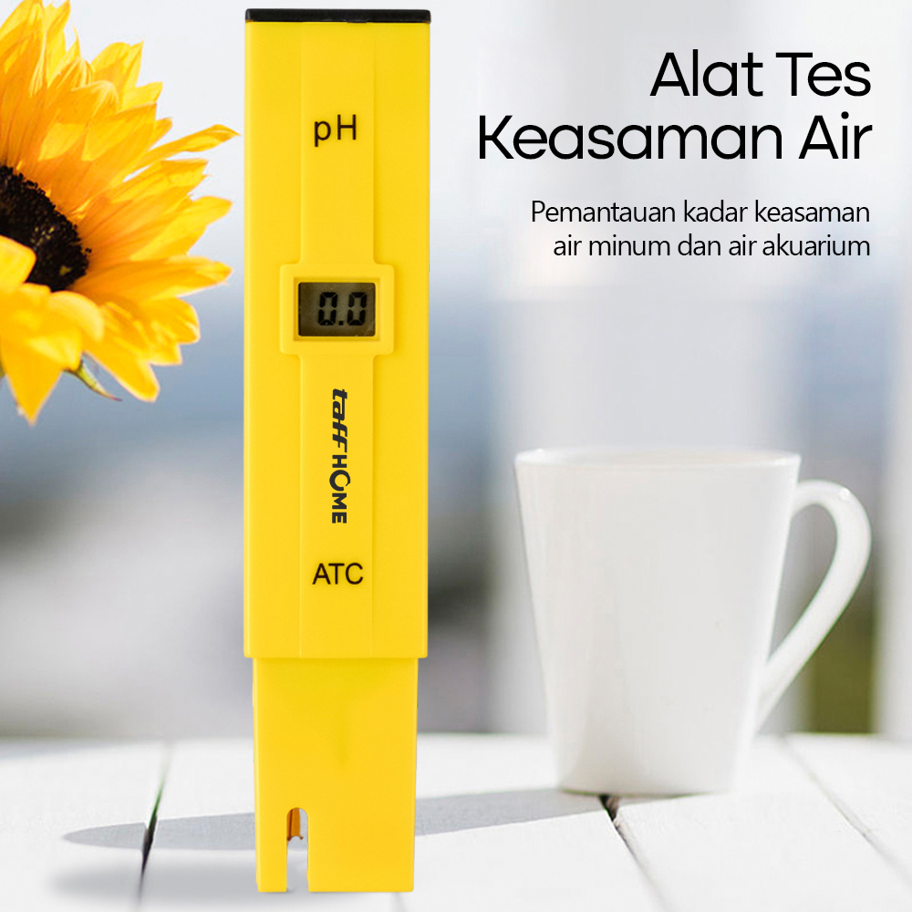 TaffHOME Alat Ukur Uji PH Meter Tester Pen Air Minum Akuarium - PH-009 ...