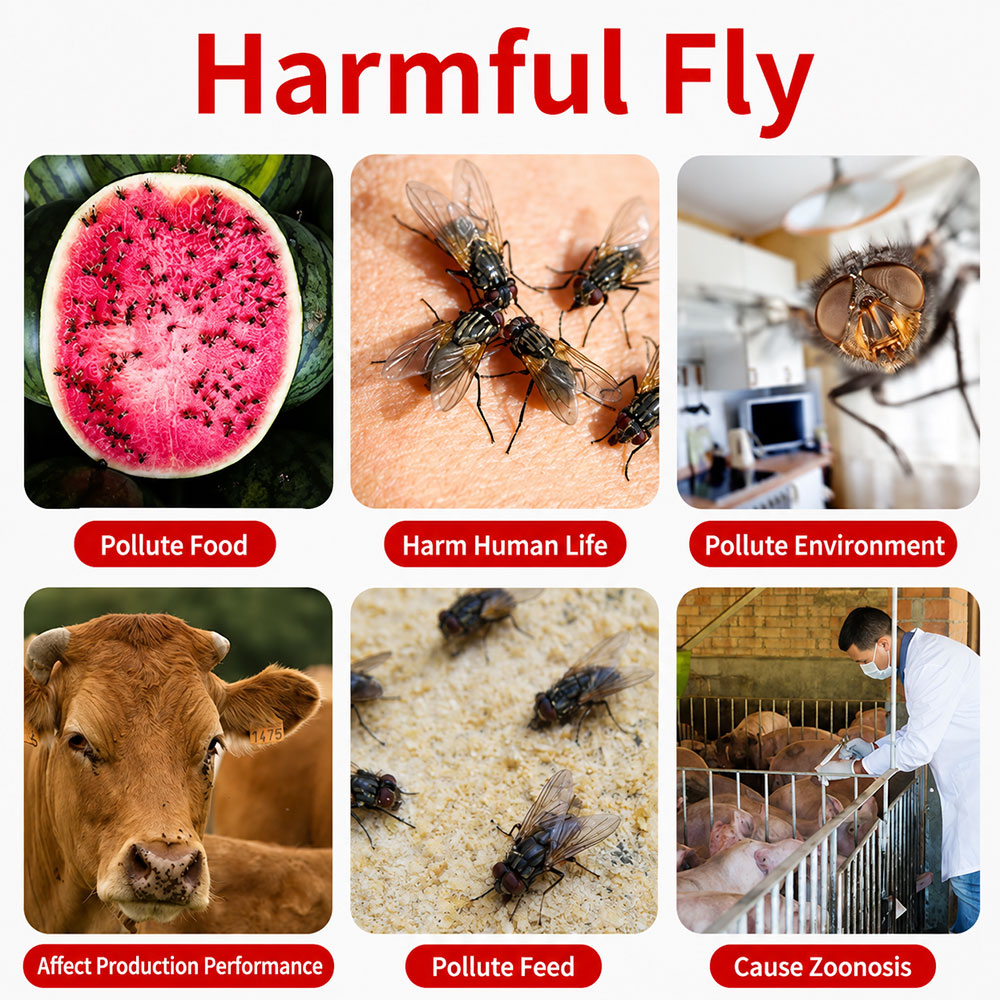 TaffHOME Racun Lalat Pembasmi Serangga Fly Killing Powder 5g 10 PCS ...