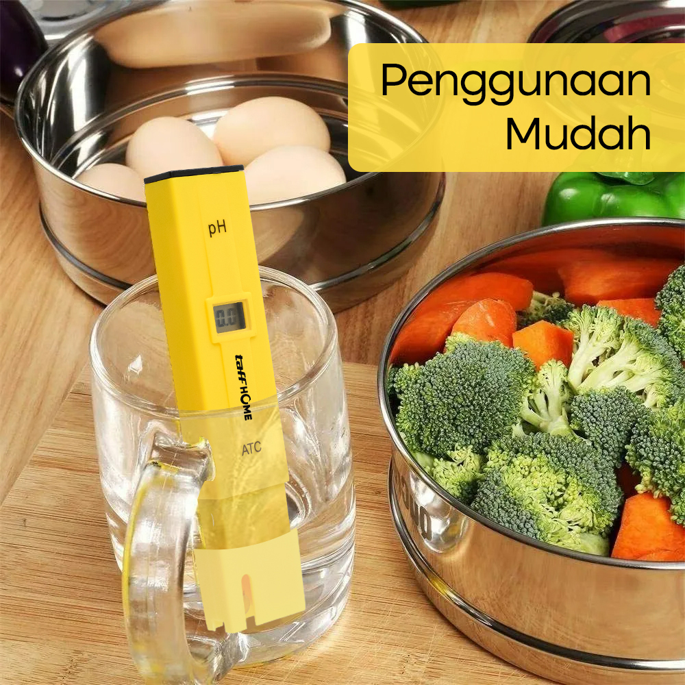 TaffHOME Alat Ukur Uji PH Meter Tester Pen Air Minum Akuarium - PH-009 ...