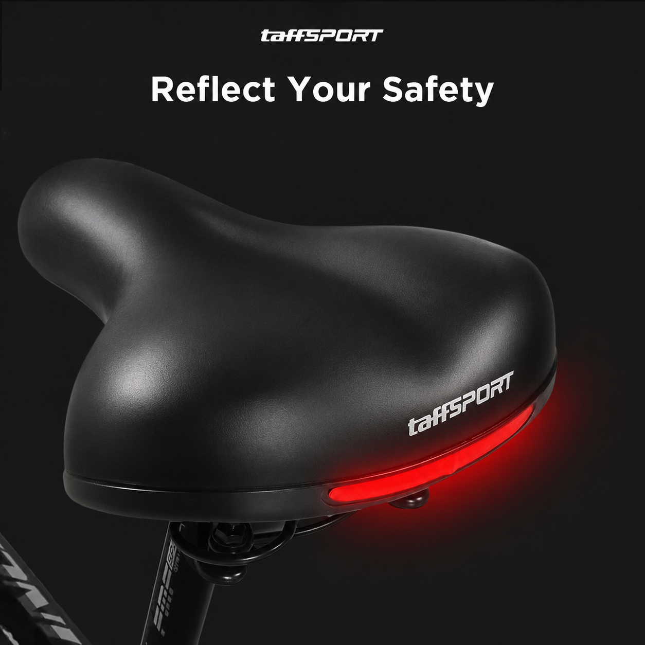TaffSPORT Jok Sadel Sepeda Bike Saddle Spring Shock Waterproof - ZF40 ...