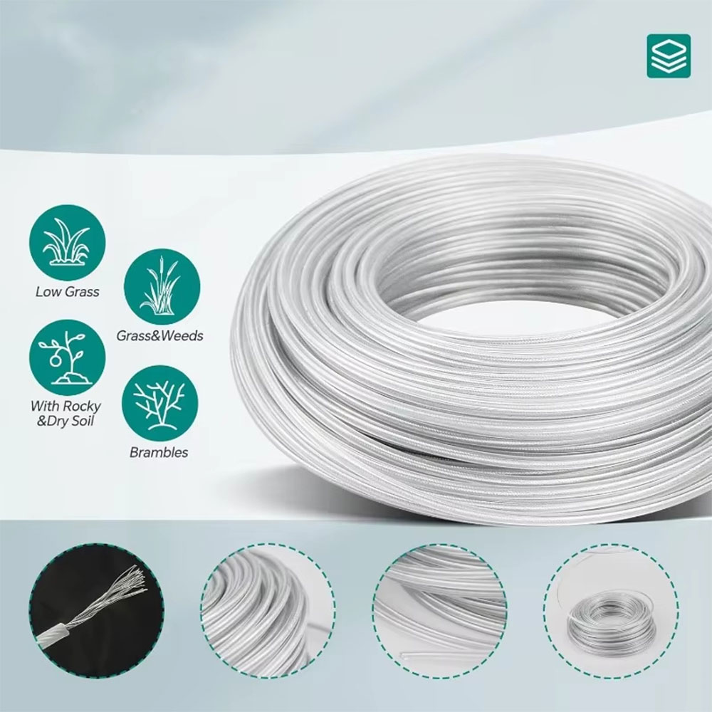 Big Kawat Seling Stainless Steel Plastik Multifungsi Wire Cable 3mm 30M ...