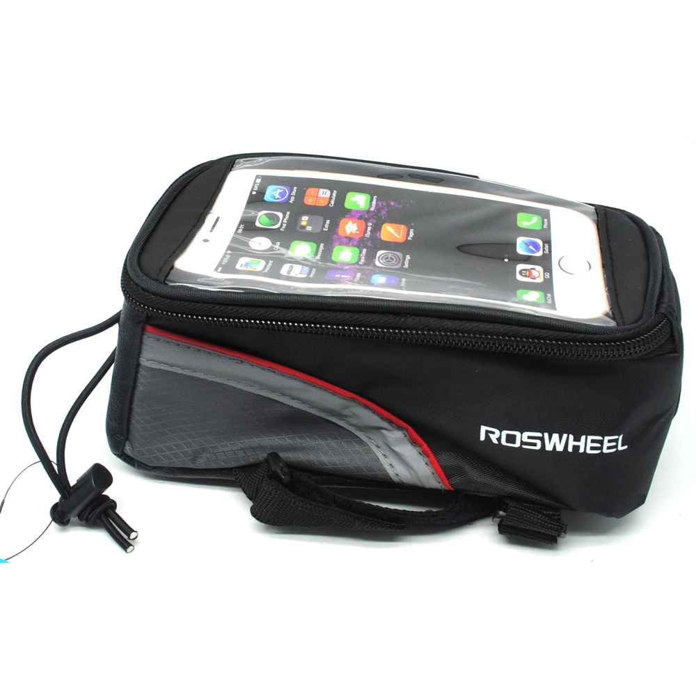 Roswheel Tas Sepeda Waterproof Smartphone 5.5 Inch - 12496 - Red