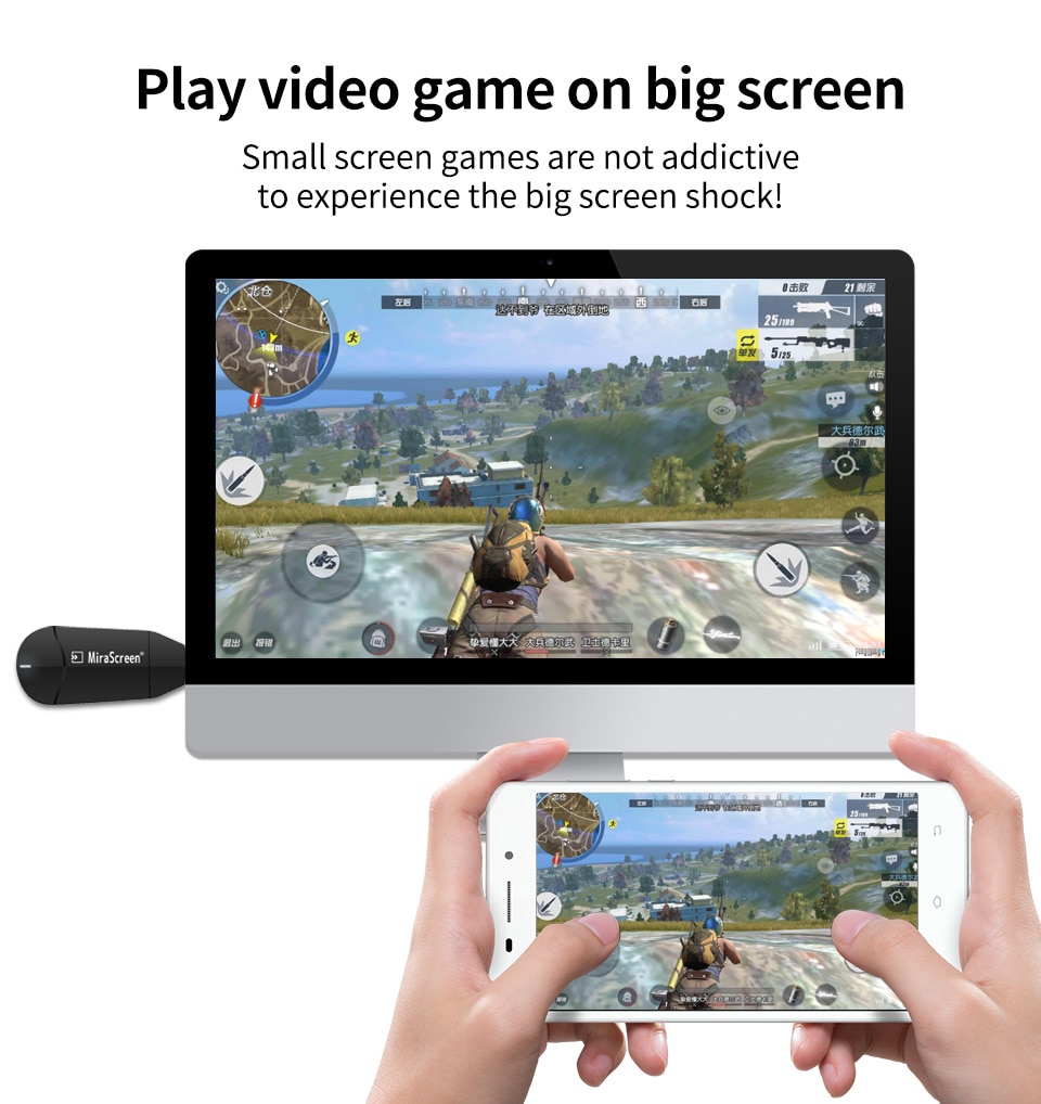 MiraScreen Mirroring AnyCast Miracast Airplay HDMI Dongle WiFi 4K - K6 ...